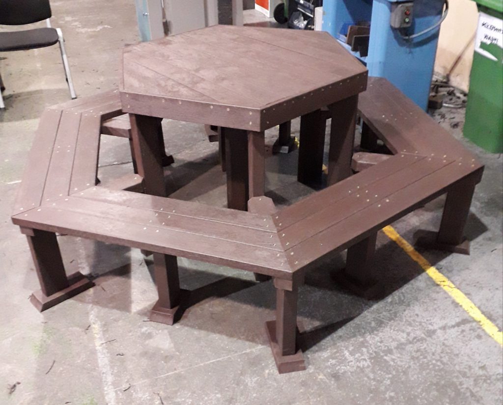 Hexagonal Picnic Table - Eco Furniture